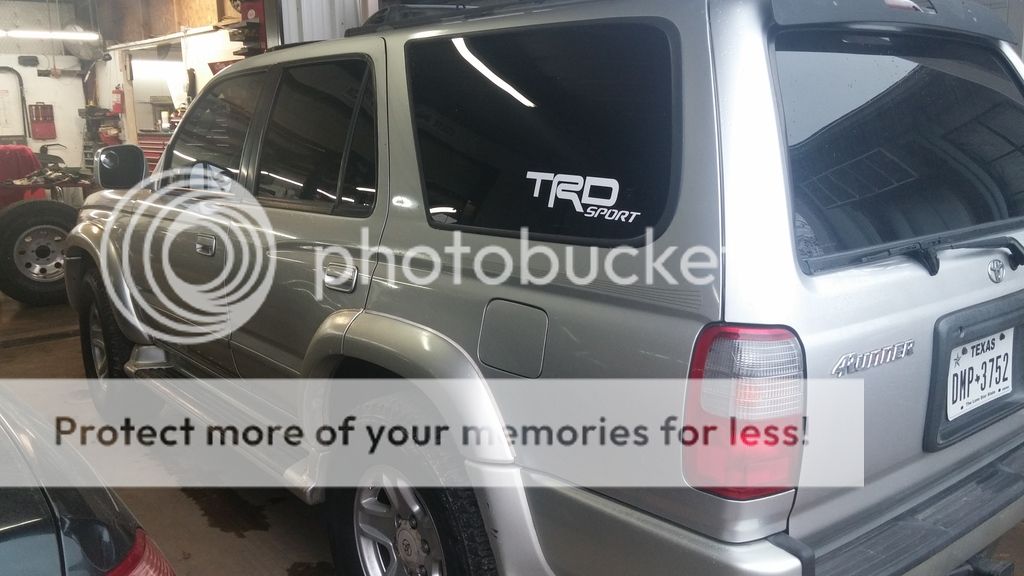Why do people put trd stickers on 3rd gen 4runners? - Toyota 4Runner ...